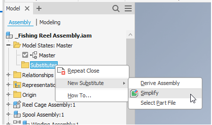 Shrinkwrap Simplify doesn't seem to have the same options in Inventor ...
