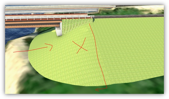 Comment modifier le talus au-dessous et à côté d'un pont dans InfraWorks