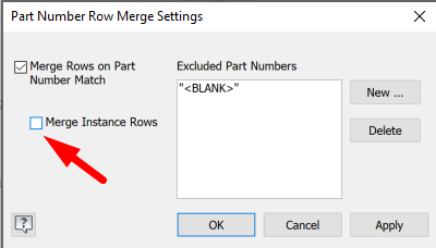 How to make custom unmerge for similar frame components in BOM list if they were edited in ...