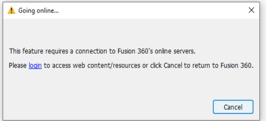 "This feature requires a connection..." when pushing new version to library.io Fusion 360 ...