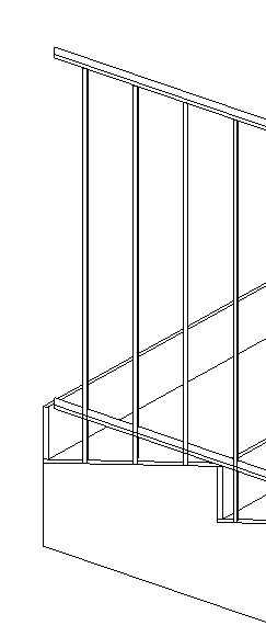 Railing posts are not extended to the last stair tread in Revit