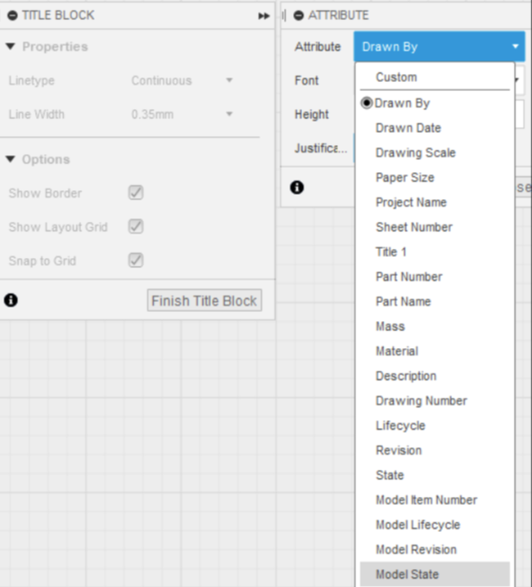 Which variables are filled independently in the drawing header by ...
