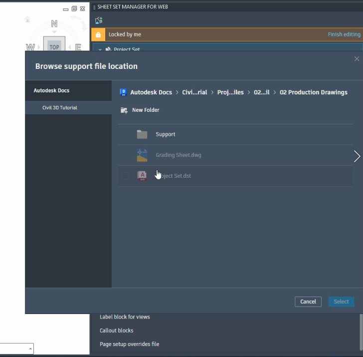 Working With Sheet Set Manager For Web In AutoCAD Products