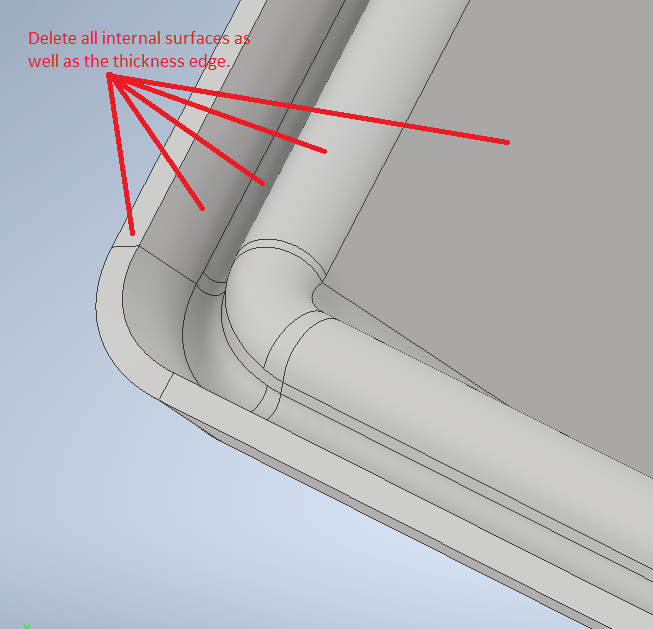 Issues using Thicken and offset command in Inventor
