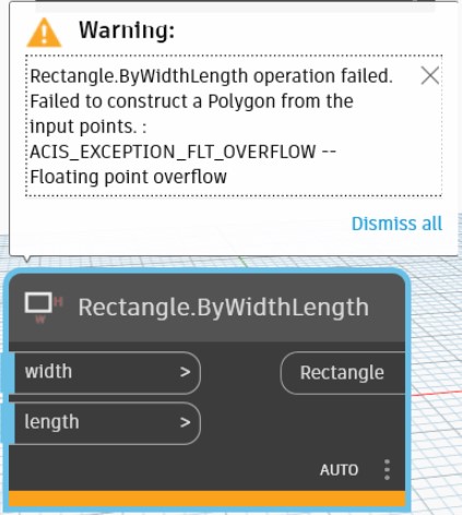 Rectangle.ByWidthLength 节点在 Dynamo for Revit 中不起作用