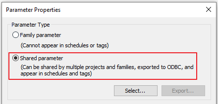 How to show the family parameter value in the schedule in Revit