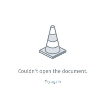 "Couldn't open the document. Try again." when trying to view a PDF in BIM 360 Document Management
