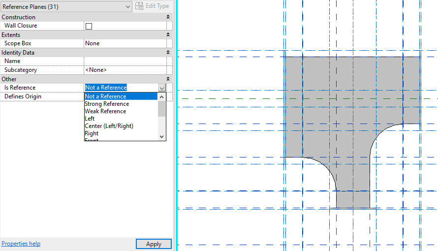 Standard size of the fitting changes after using align feature in Revit