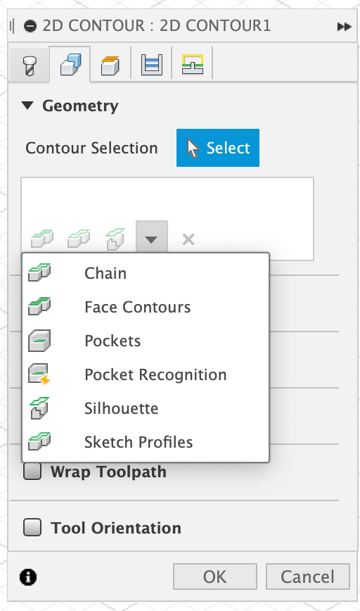 Fusion Help | How to select and edit contours in Fusion Manufacture | Autodesk