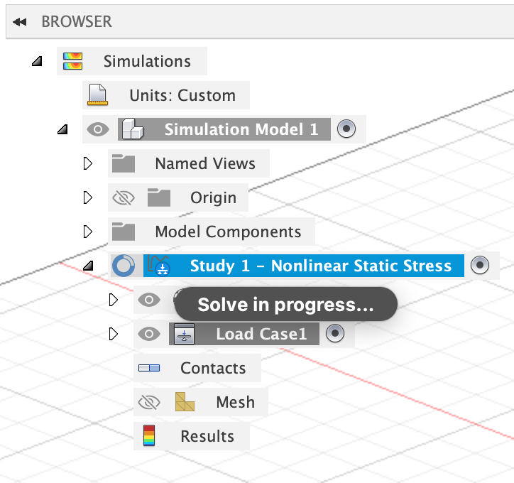 How to tell if a Simulation is done computing in Fusion 360