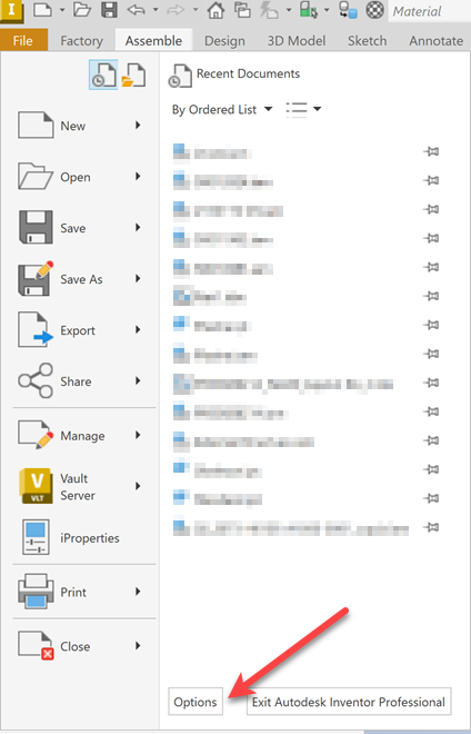 How to print an Inventor model on a white background