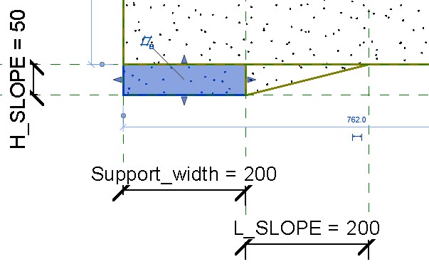Structural framing with variable height is extended by 12.7mm (0.5 ...