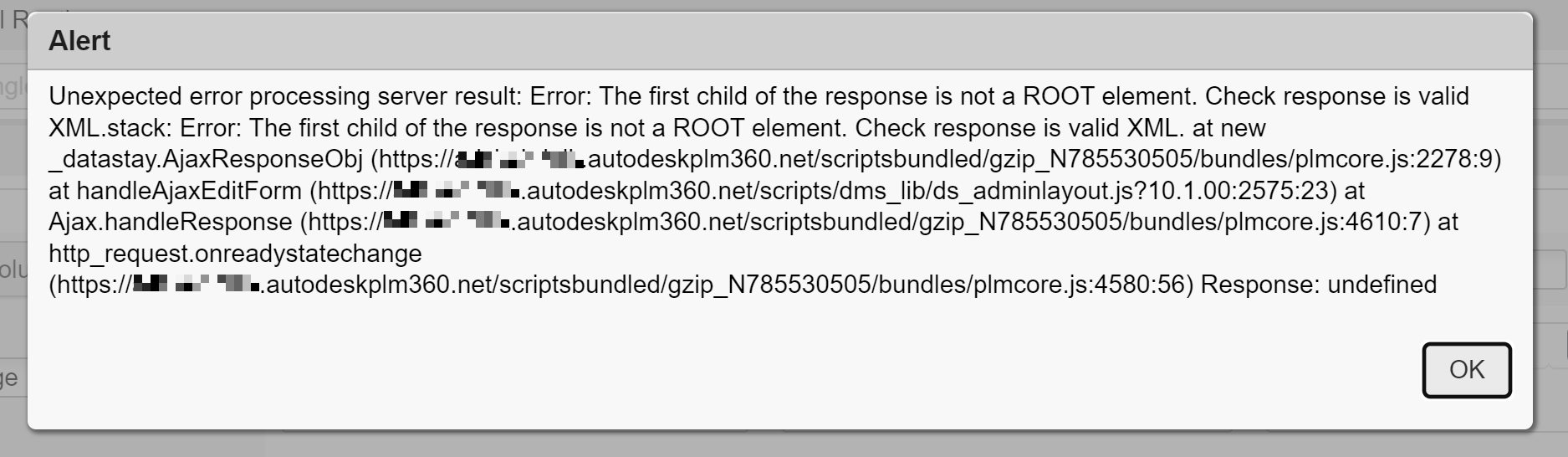 “发生错误...”在 Fusion 360 Manage 中编辑指向“用户，按名称排列的所有用户”拾取列表的字段时看到