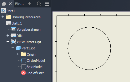 Sketches on drawing view do not follow Design View from part in Inventor