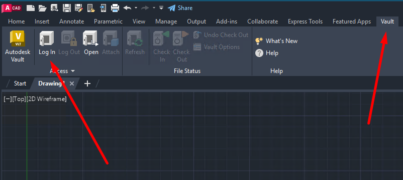 How to check in more than one existing Autocad files to Vault