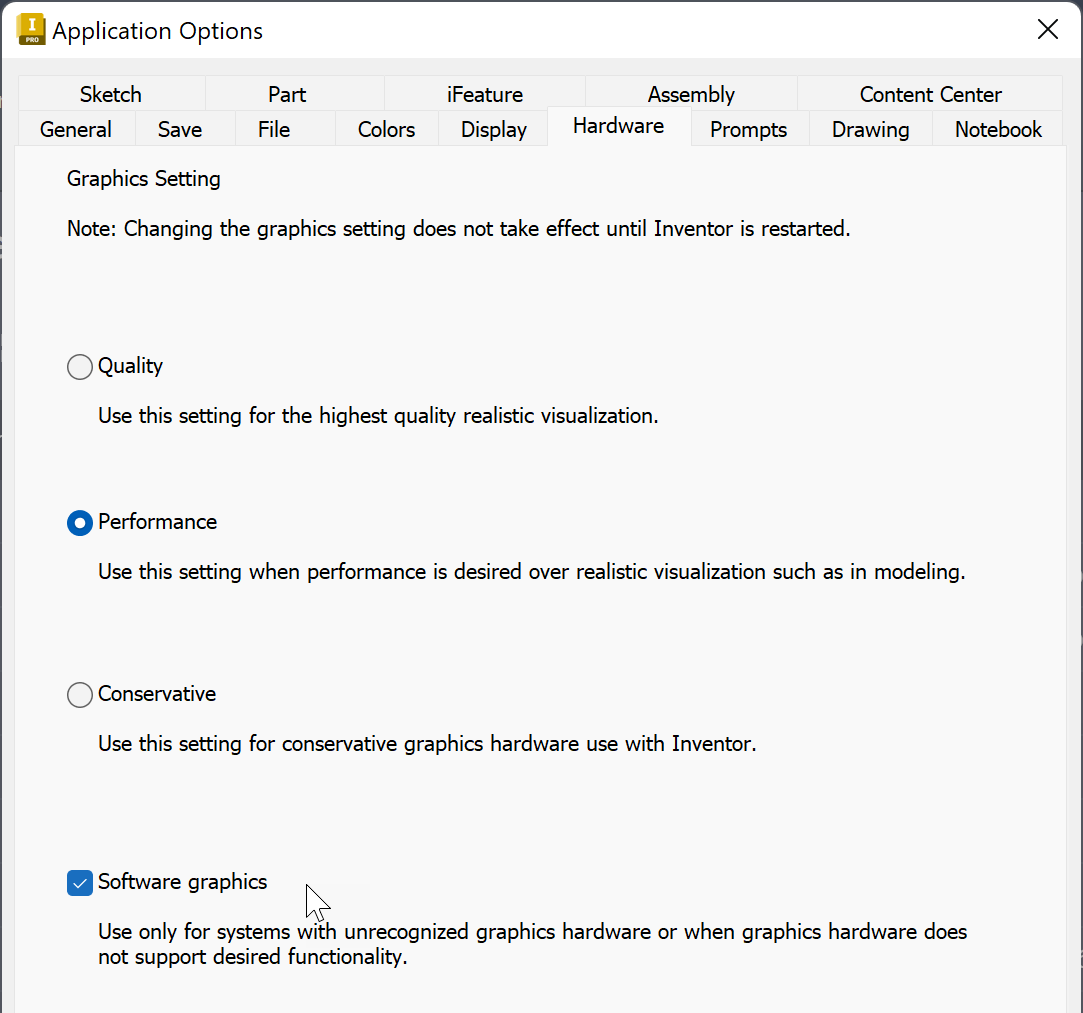 Ribbon hangs when entering sketch environment in Inventor