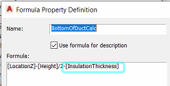 How to remove Duct insulation from TOD and BOD tags in AutoCAD MEP
