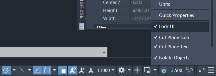 如何在 AutoCAD 产品中解锁或锁定选项板