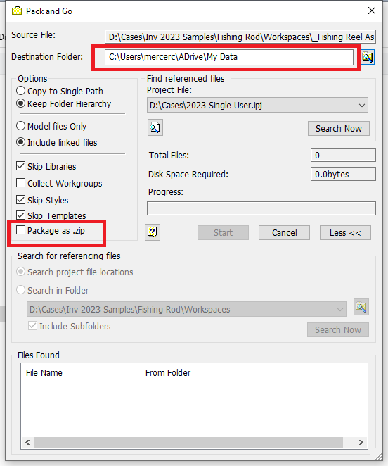 Placed assembly file on Autodesk Drive share, getting files not resolved in Inventor