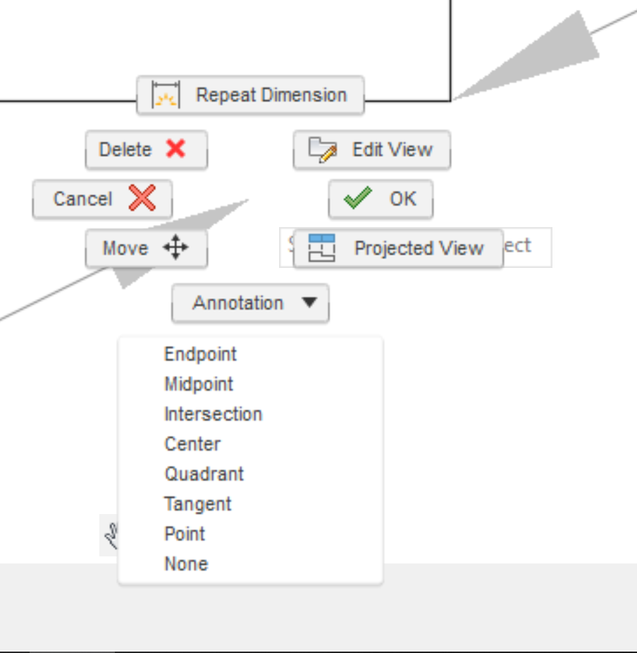 Object Snaps are missing when dimensioning drawings in Fusion 360