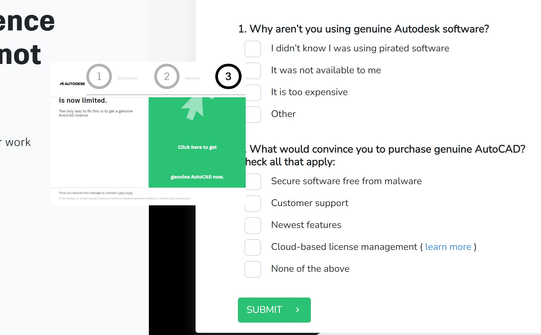 Your Access To Autocad Is Now Limited When Launching Or Using Autocad