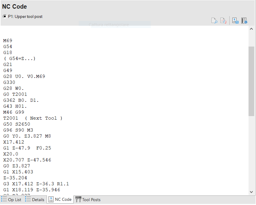 Nc Output G Code Contains Many Comments Spaces Tabs In Featurecam