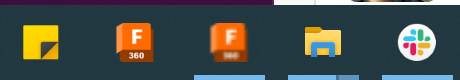 Fusion 360 opens a new icon in taskbar or dock