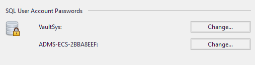 VaultコンテンツセンターデータベースがSQL Serverでオフラインになる