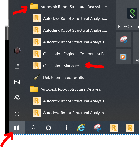 如何打开Robot Structural Analysis的计算管理器