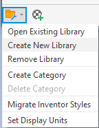 How to create a custom material or appearance library in Inventor