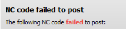 Getting "!Error: Failed to post data. See log for details." when post processing toolpaths in Fusion