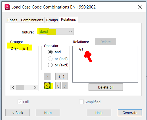 How To Create Load Combinations Including Corresponding Steps For Multiple Moving Loads In Robot