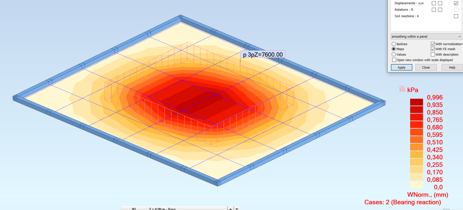 Incorrect results for plate in Robot Structural Analysis