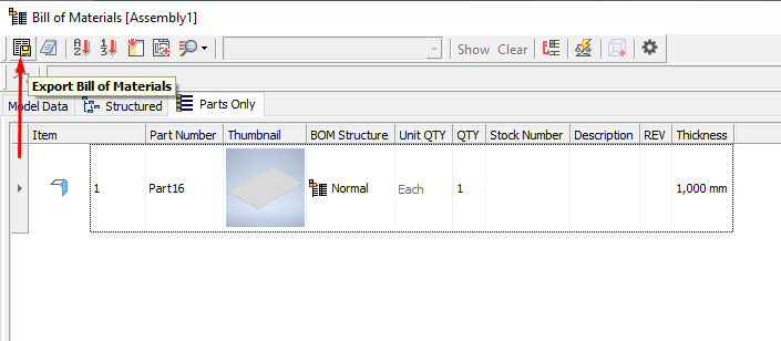 How to define a custom sheet metal property with thickness in Inventor