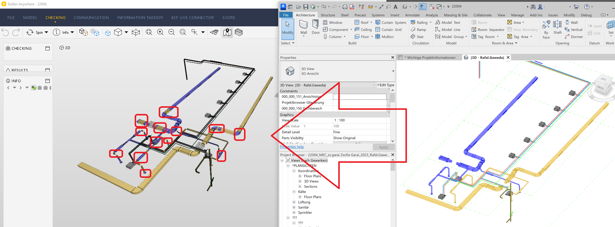 Material assigned to system does not appear on elbows and some other ...