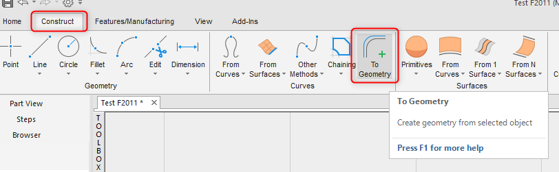 Dxf Import Creates Curves Rather Than Geometries In Featurecam 
