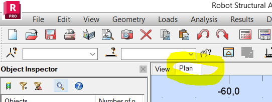 How to turn on Plan button in Building structure viewer in Robot ...