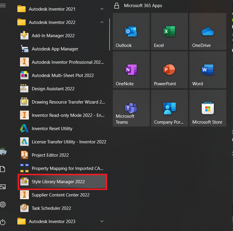 Style Library Migration to new release of Inventor