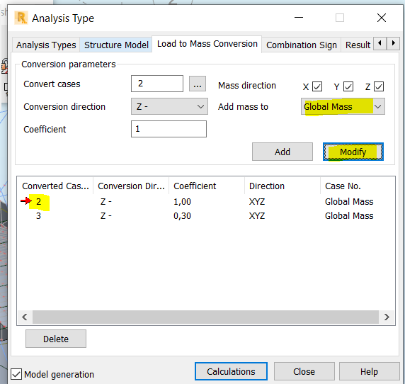 Quadratic combination values not calculated for seismic cases in Robot ...
