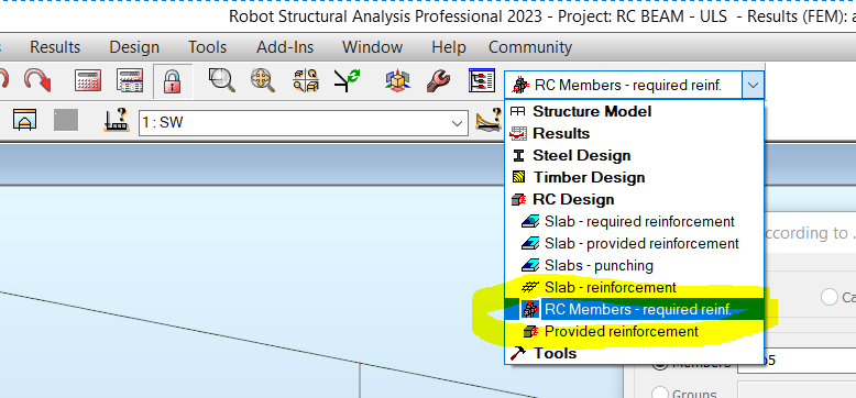 如何在 Robot Structural Analysis 中获取 RC 梁和柱所需的钢筋表