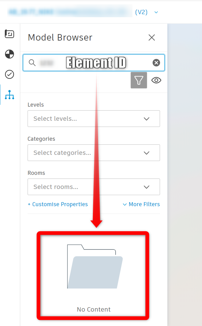 Cannot search by element ID in the BIM 360 and ACC Model Browser