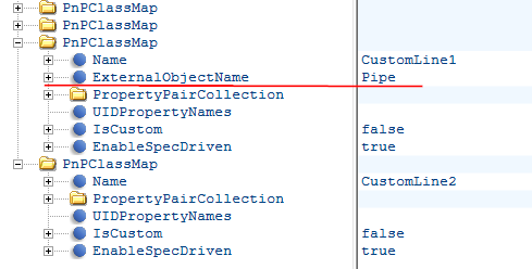 Custom P&ID Pipe Line Segment cannot be mapped in the Pipe Spec Object Mapping tab of AutoCAD ...