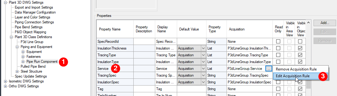 How to update the Service list in the Layer and Color Settings of ...