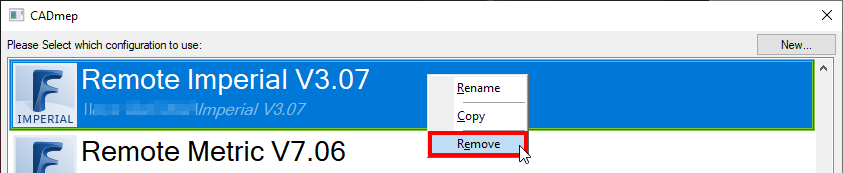 Database settings are different on a specific computer when working with a shared configuration ...