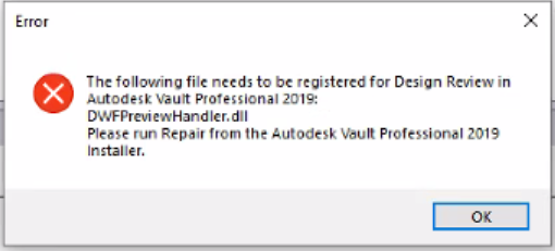 Display issues when seeing PDF previews in Vault Client