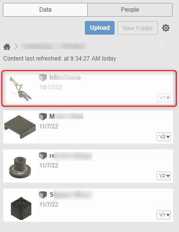 Files are grayed out in Data Panel and cannot be opened in Fusion