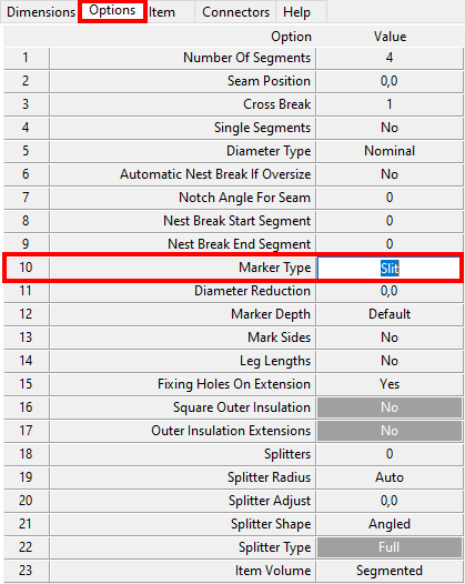 "Double V" Marker Notch not cut out as expected in CAMduct