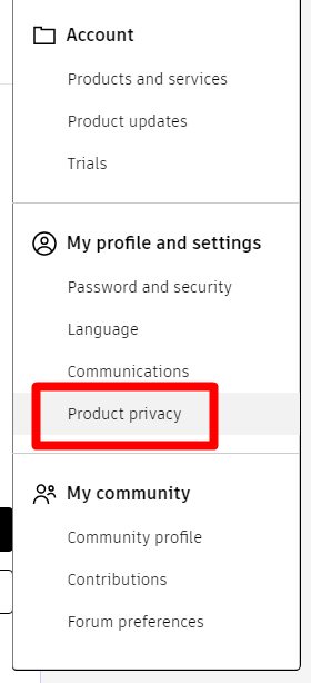 Privacy Settings dialog box pops up when Autodesk Products are launched