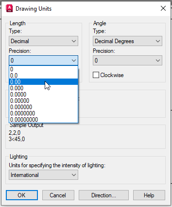 How to change the precision for ortho annotations in AutoCAD Plant 3D.