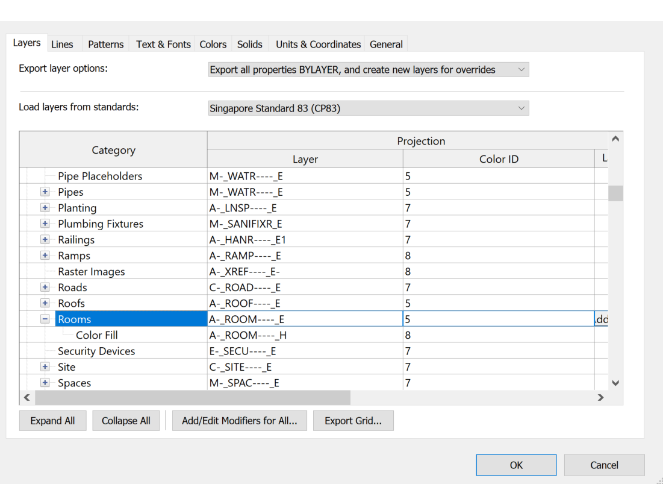 How to export Room boundaries as polylines to DWG from Revit